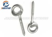 China Gr 4.8 Hot Dip Galvanized Screw Eye Hooks / Metric Bigtail Eye Bolt for sale