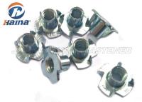 China Plain Finish Zinc Plated Tee Stainless Steel Nuts Four Claws Nut 731816 HS Code for sale