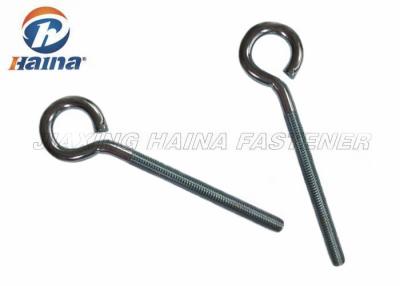 China ANSI / ASTM HDG M3 Rigging Hardware Screw Eye Hooks / Wire Eye Lags for sale