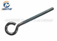 China ANSI / ASTM HDG M3 Rigging Hardware Screw Eye Hooks / Wire Eye Lags for sale