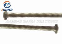 China Round Head square neck 316 304 Stainless Steel Full Thread coach Bolts for sale