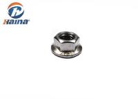 China SS316 / SS304 ASME / ANSI Plain Hex Flange Nuts With Serrated for sale