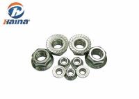 China Stainless SS304 SS316 Hex Head Nuts DIN6923 ISO 7063 Pipeline Connection for sale