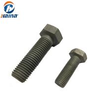 China DIN933 GB Carbon Steel  Gr4.8 8.8 Zinc Surface Hex Head Bolt for sale