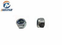 China DIN 985 Carbon steel Zinc Hex Nylon Insert Lock Nuts For Locking Connector for sale