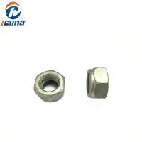 China DIN 985 Carbon steel Zinc Hex Nylon Insert Lock Nuts For Locking Connector for sale