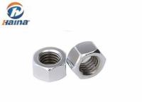 China DIN934 Hex head nut Stainless Steel SS304 A2-70 Plain Color M6 Metric Thread for sale