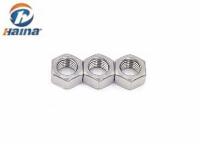 China DIN934 Hex head nut Stainless Steel SS304 A2-70 Plain Color M6 Metric Thread for sale