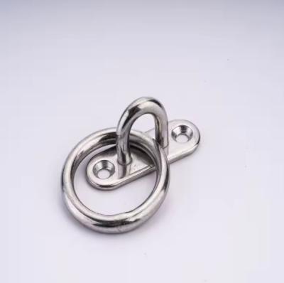 China 304/316 Stainless Steel Oval Eye Pad Rigging Hardware Corrosion Resistant for sale