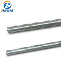 China ASTM B7M B8M B7 B8 carbon steel 4.8 8.8 galvanized threaded rod for sale