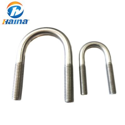 China 316L Square U DIN3570 A2 -70 Stainless steel U Bolts With hex Nut for sale