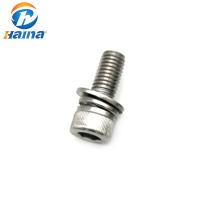China Stainless Steel 304 316 Combine Machine hex Head socket Screw with washer for sale
