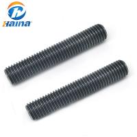 China Carbon Steel Gr10.9 B7 ASTM Plain Color Stud Bolts Fully Threaded Rod Bar for sale