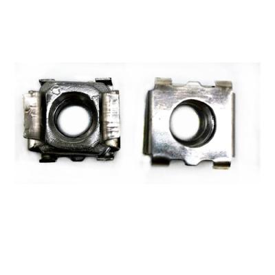 China A2 A4 Square Lock Spring Stainless Steel Cage Nuts For Electrical Box for sale