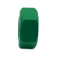 China A4 - 80 4.8 / 8.8 Gread Hex Head Nuts Carbon Steel Green PTFE Coated for sale