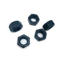 China 8 Grade Carbon Steel Black PTFE Coated Hex Head Nuts For OEM Service for sale