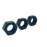 China 8 Grade Carbon Steel Black PTFE Coated Hex Head Nuts For OEM Service for sale