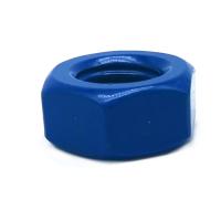 China Stainless Steel Ss304 Low Profile Hex Nut Black PTFE Coated For Industry for sale