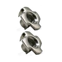 China SS304 / 316 Stainless Steel Plain Finish Surface Tee Four Claw Nut for sale