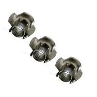 China SS304 / 316 Stainless Steel Plain Finish Surface Tee Four Claw Nut for sale