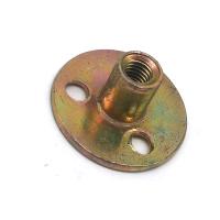 China Carbon Steel Size Zinc Plated Round Base T Nut Brad Hole Tee Nut for sale