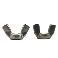China DIN315 M3 Wing / Butterfly Stainless Steel Nuts 304 / 316 Plain Finish Surface for sale
