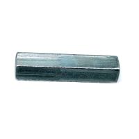 China DIN6334 Carbon Steel White Zinc Plated Polish Surface Hex Coupling Nut for sale