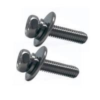 China Cold Forging Stainless Steel 304 316 Hex Head Cross Recessed Machine Screws for sale