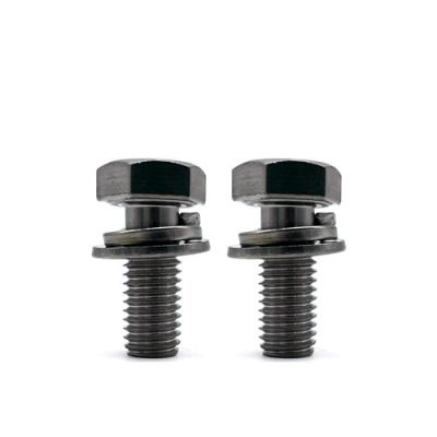 China A2 A4 Fasteners  Phillips Drive Hex Head Machine Screws With Washer for sale