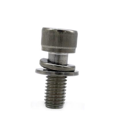 China Hexagon Socket Combination Stainless Steel 304 316 Pan Head Machine Screws for sale