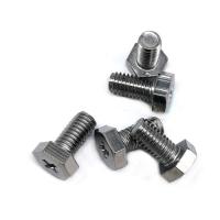 China SS304/316 Cross Recess Hex Head Phillips Machine Screws for sale