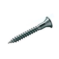 China M6 Carbon Steel Self Tapping Screws Zinc Plated Slotted Flat / Countersunk Head for sale