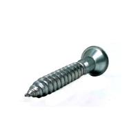 China M6 Carbon Steel Self Tapping Screws Zinc Plated Slotted Flat / Countersunk Head for sale