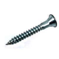 China M6 Carbon Steel Self Tapping Screws Zinc Plated Slotted Flat / Countersunk Head for sale