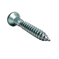 China M6 Carbon Steel Self Tapping Screws Zinc Plated Slotted Flat / Countersunk Head for sale