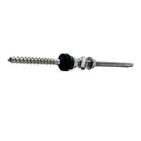 China Adjustable PV Rack Stainless Steel 304 316 Hanger Bolts For Solar Roof for sale