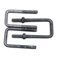 China Electric Tower carbon steel HDG DIN3570  U shape Bolts and Nuts for sale
