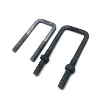 China Electric Tower carbon steel HDG DIN3570  U shape Bolts and Nuts for sale