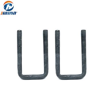 China DIN3570  8.8 Grade Hot DIP Galvanized Metal U Bolts and hex nuts for sale