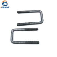 China DIN3570  8.8 Grade Hot DIP Galvanized Metal U Bolts and hex nuts for sale