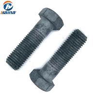 China DIN931 / DIN933 Heavy Hex Head Bolts For Electric Power Tower for sale