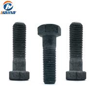 China DIN931 / DIN933 Heavy Hex Head Bolts For Electric Power Tower for sale