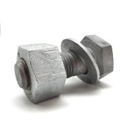 China carbon steel Hot dip galvanized Hex Head Bolts And Nuts With Washer for sale