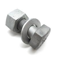 China thread Carbon Steel Grade 4.8 8.8 Hex Head Bolts and Nuts with Washer for sale
