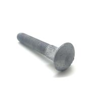 China M16 M20 HDG electric power mushroom head long square neck carriage bolt for sale