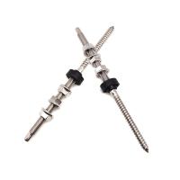 China SS304 SS316 Solar Hook Hanger Bolt With Hex Flange Nut And EPDM Washer for sale