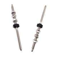 China SS304 SS316 Solar Hook Hanger Bolt With Hex Flange Nut And EPDM Washer for sale