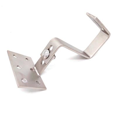 China Adjustable SUS304 SUS316 Solar slate Tile Roof Hook for Solar Panel Mounting​ for sale