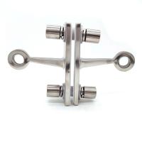 China Two Arms Mirror Finish SS316 Glass Facade Curtain Wall Fitting for sale