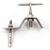 China Stainless Steel SS304 SS316 Plain Curtain Wall Stone Cladding Soffit Anchor for sale